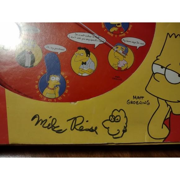 Accents | Vintage The Simpsons Hanging Wall Clock In Original Box ...